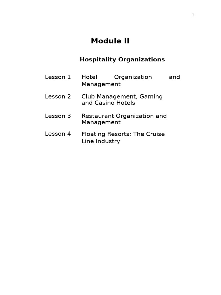 HMGT-101-Module-2 | PDF