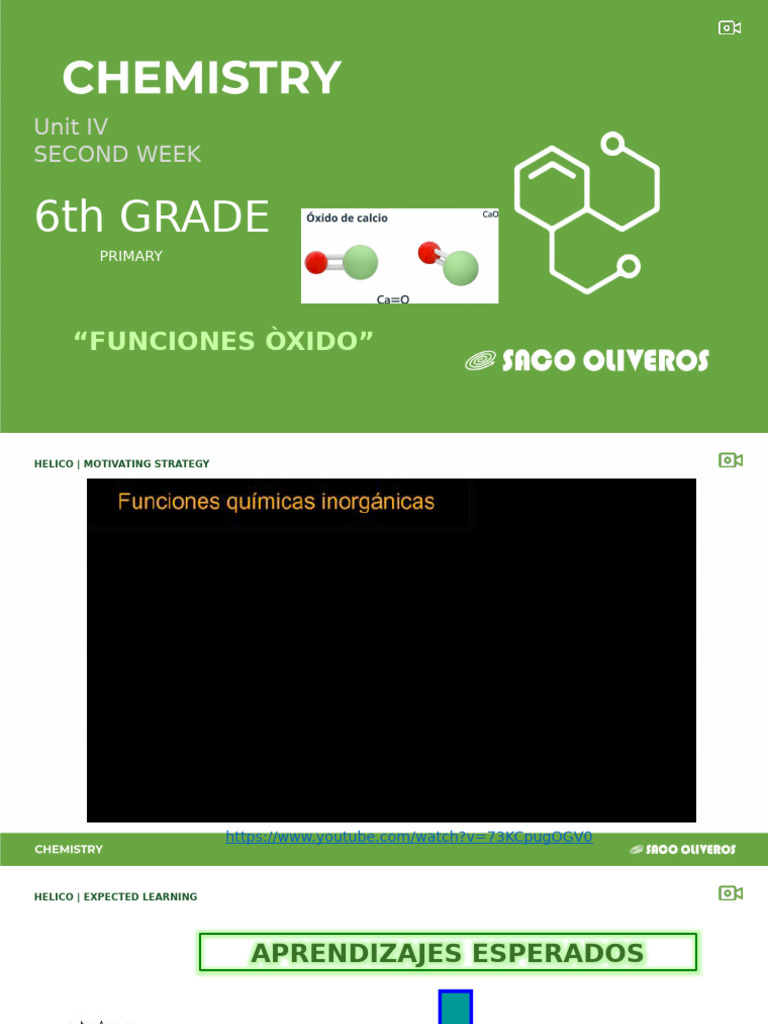 Quimica - 6to - U4 - S2 Función Oxido | PDF | Óxido | Ciencias fisicas