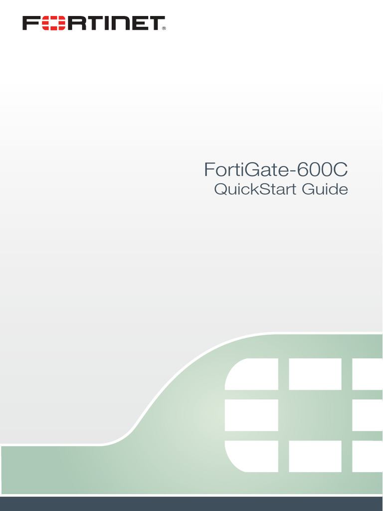 FortiGate 600C QuickStart Online BSMI | PDF
