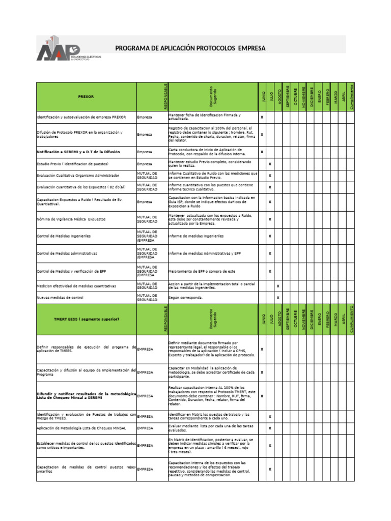 CRONOGRAMA PROTOCOLOS MINSAL | PDF
