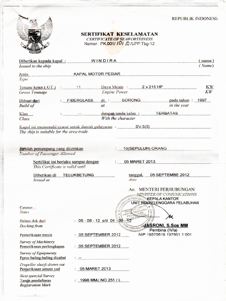 Scan Sertifikat Keselamatan Pdf