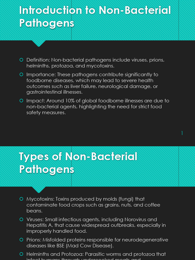 Non_Bacterial_Pathogens_Presentation | PDF