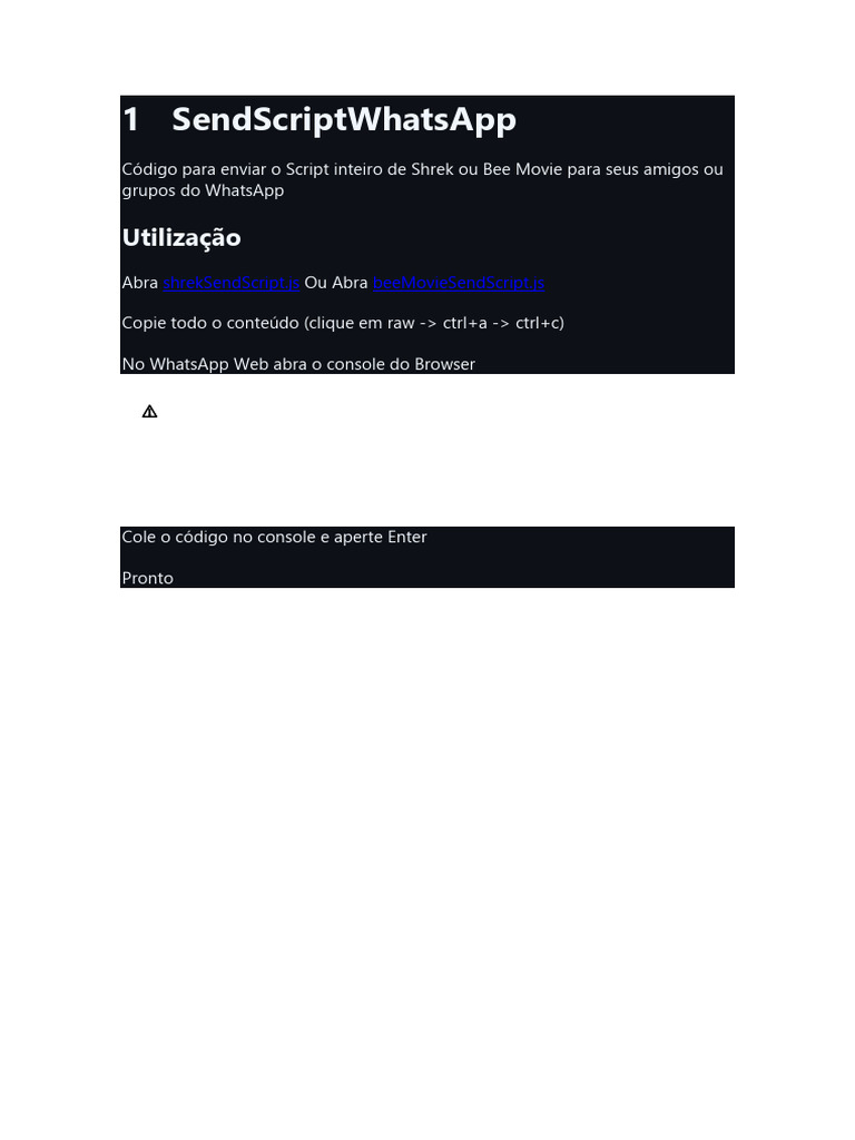 Send Script What Sapp | PDF