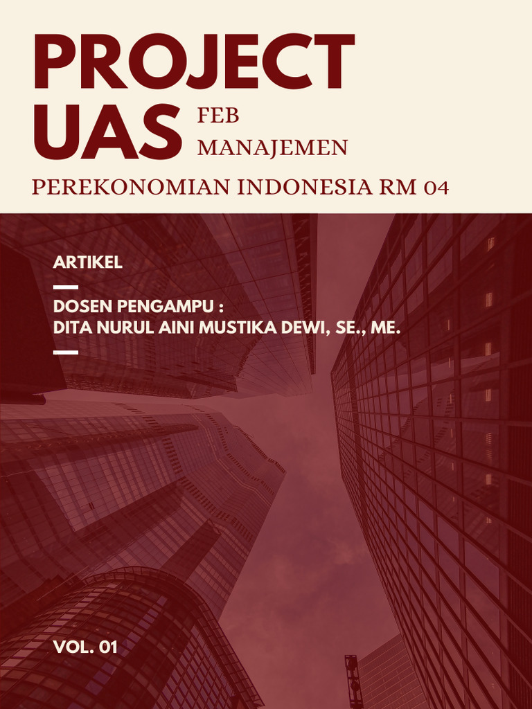 Project Uas - Perekonomian Indonesia RM 04 | PDF