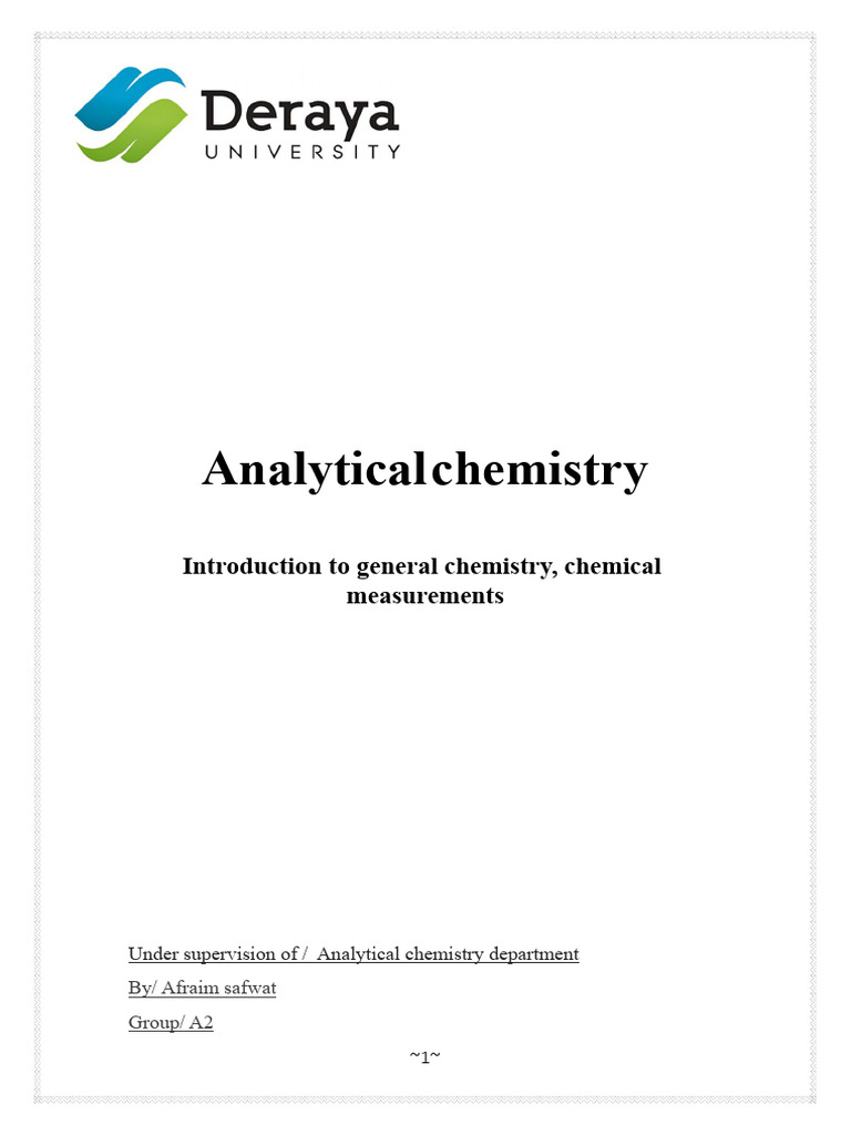 Analytical | PDF