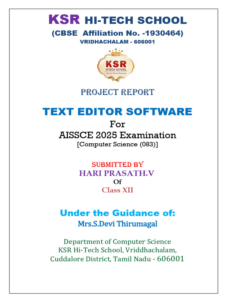 Hari Prasath Frontpages | PDF