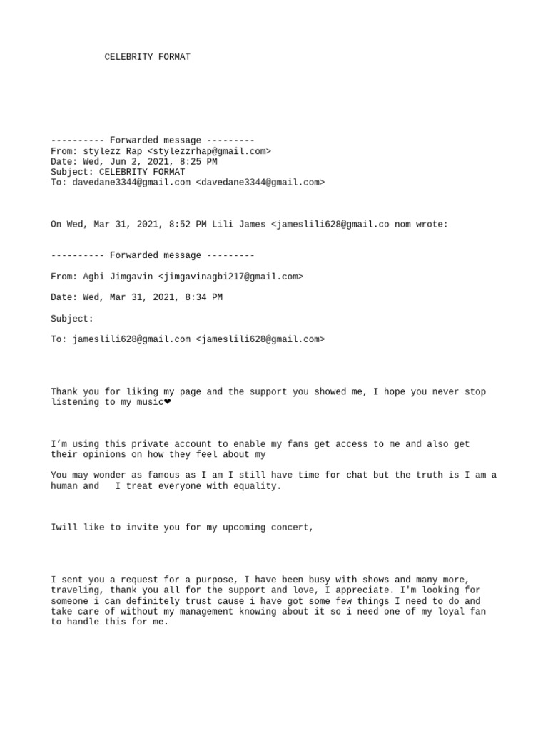 Celebrity format 2 | PDF