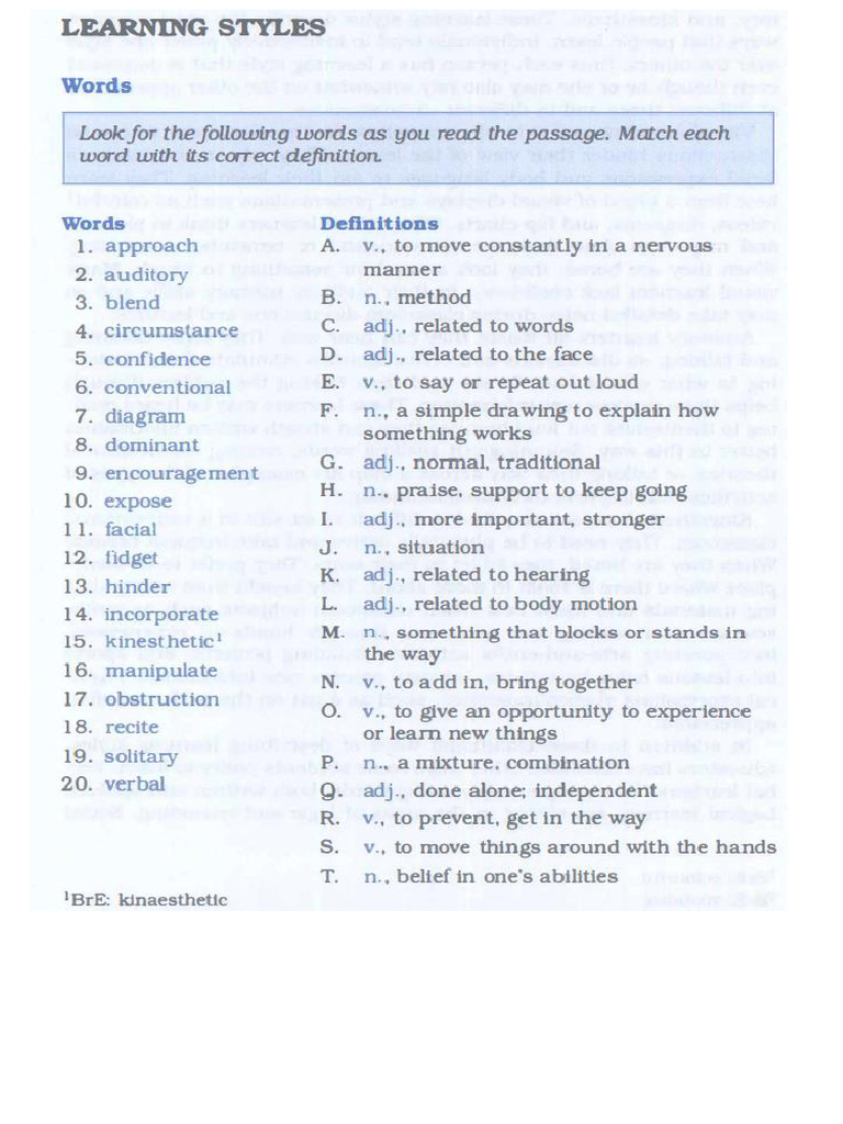 Education - Learning Styles | PDF