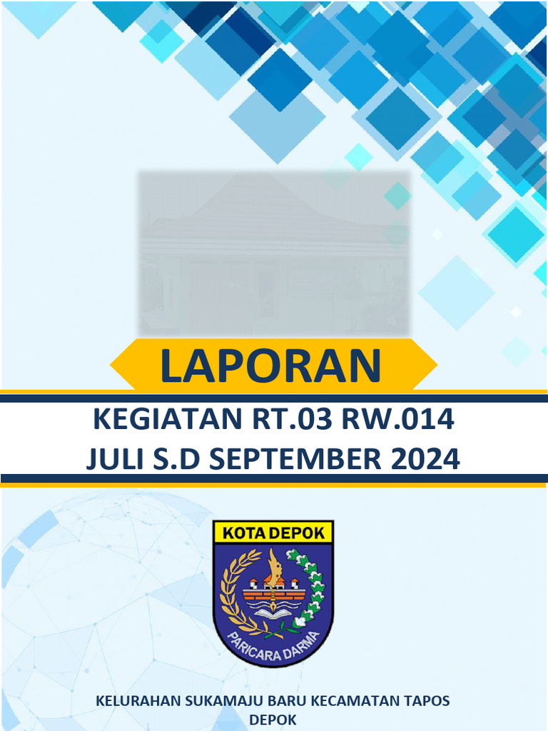 LPR BULANAN RT.03 TW III 2024 print out | PDF