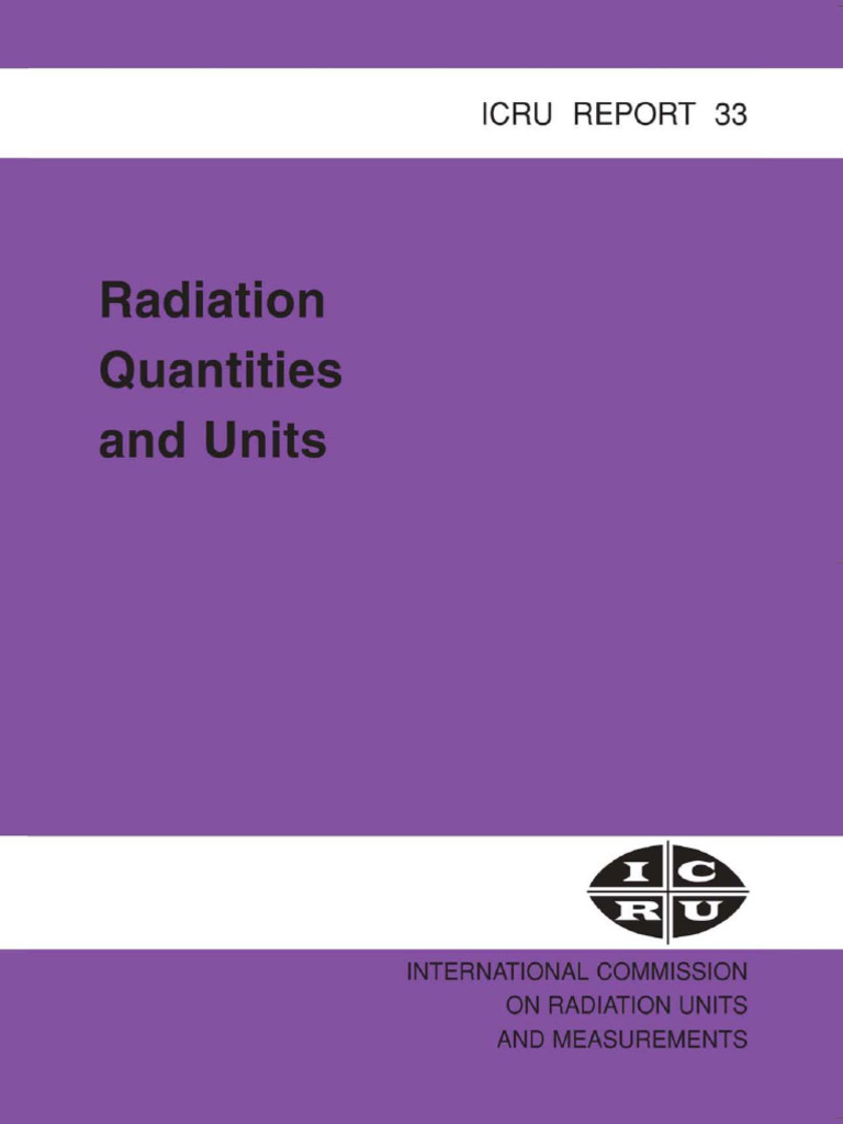 ICRU33 | PDF