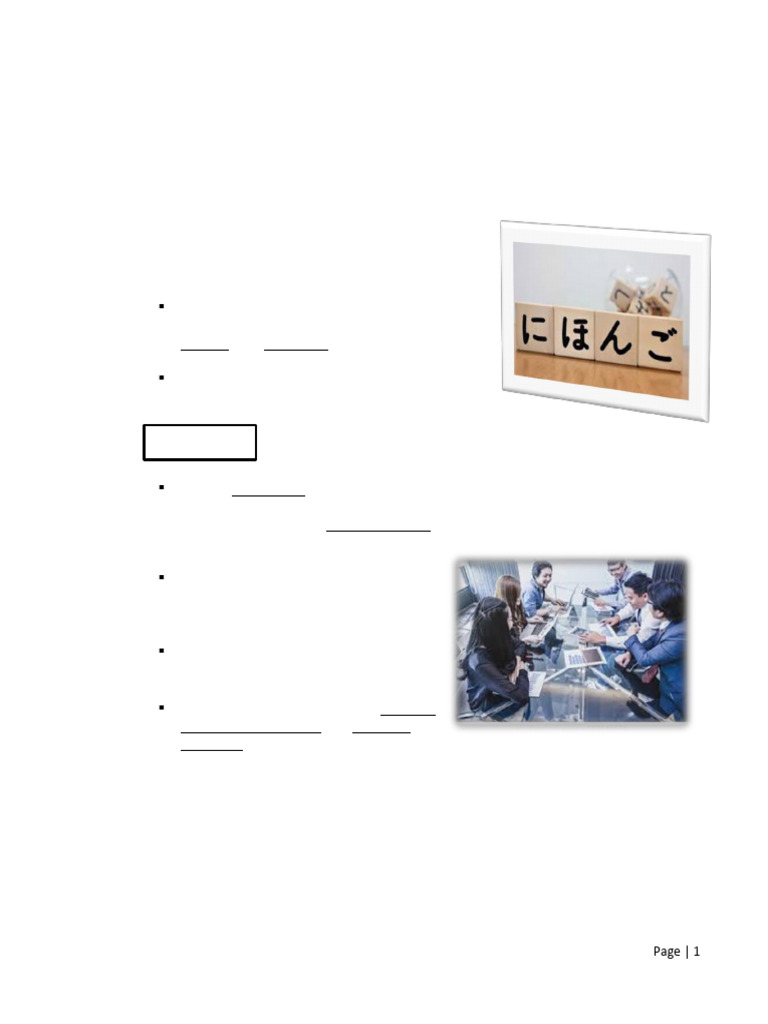Overview of Japanese Language and Culture | PDF | Japanese Language ...
