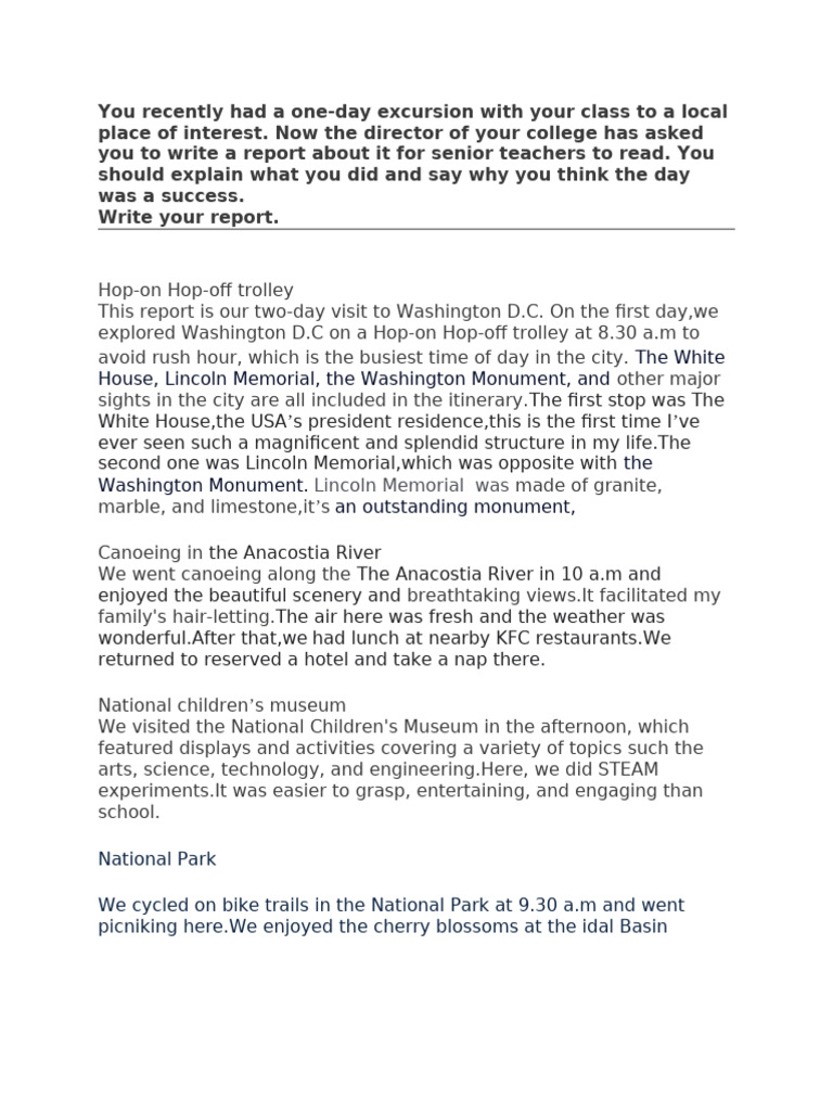 B2 writing samples | PDF