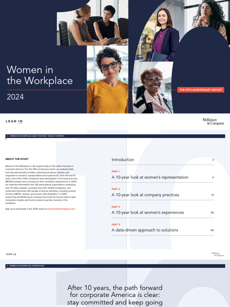 Women in The Workplace 2024 | PDF