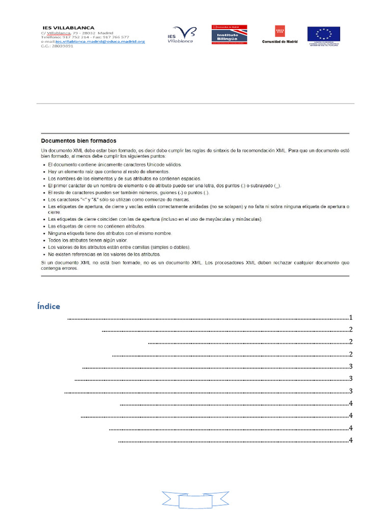UT1 - Documentos Bien Formados | PDF