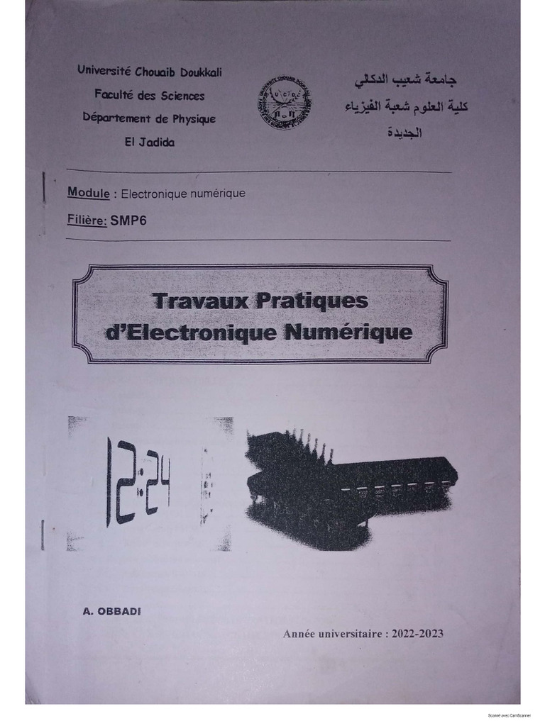 TP Électronique Numérique | PDF