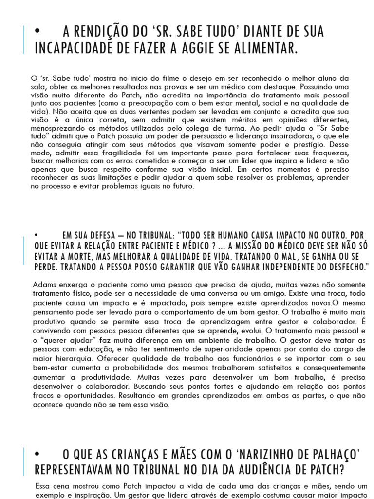 PATCH ADAMS - APP | PDF