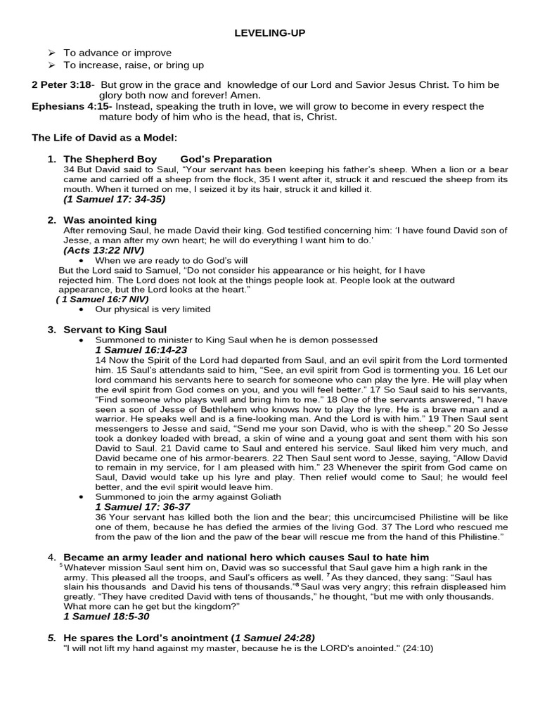 Leveling Up | PDF