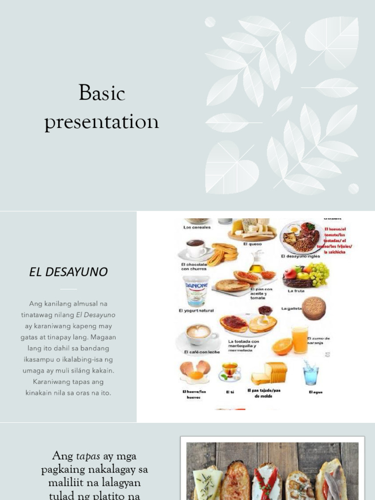 Pangkat 3 - Ang Kanilang Pagkain at Iba Pang Kaugalian | PDF