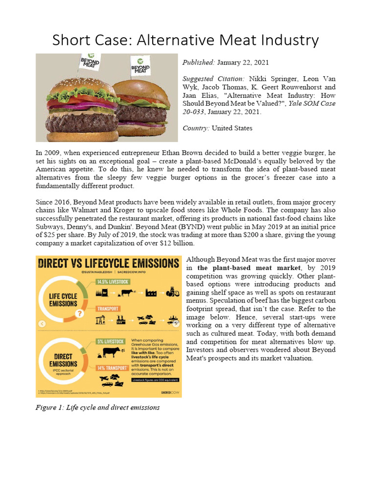 4560 Alternative Meat Industry | PDF