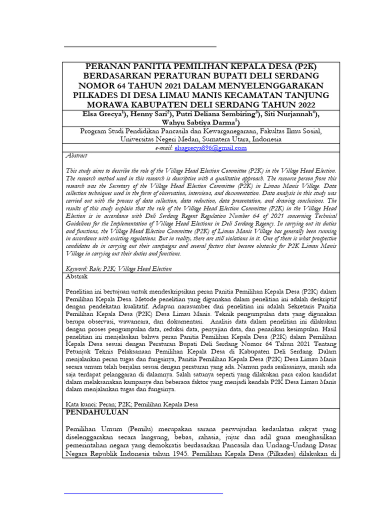 MR Pol & Pem Des - Kel 1 PPKN B 2019 | PDF