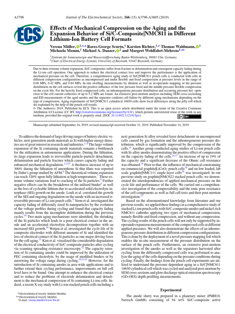 Effects of Mechanical Compression On The Aging and | PDF