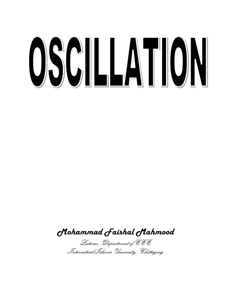 oscillation | PDF