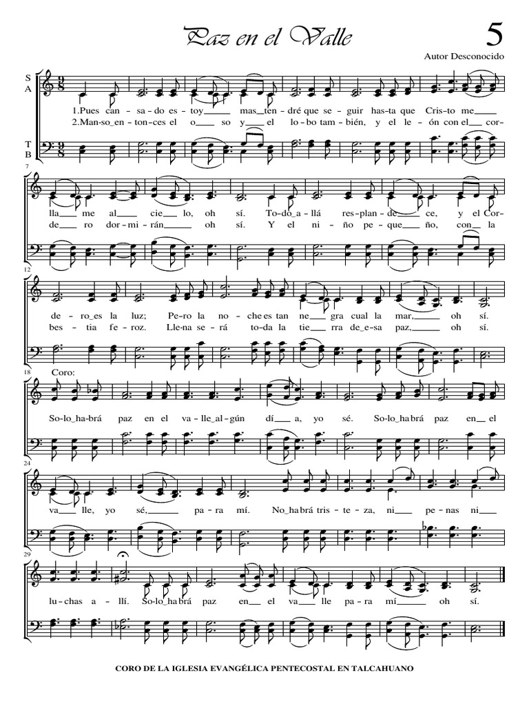 5-Paz en El Valle | PDF