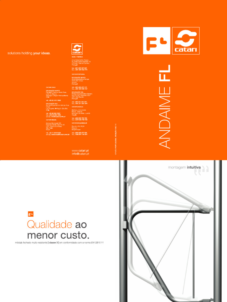 Catari FL® Andaime de Fachada Leve - Catálogo 2015 | PDF