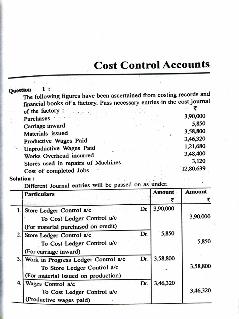 Cost Accounting System and Reconcilation | PDF