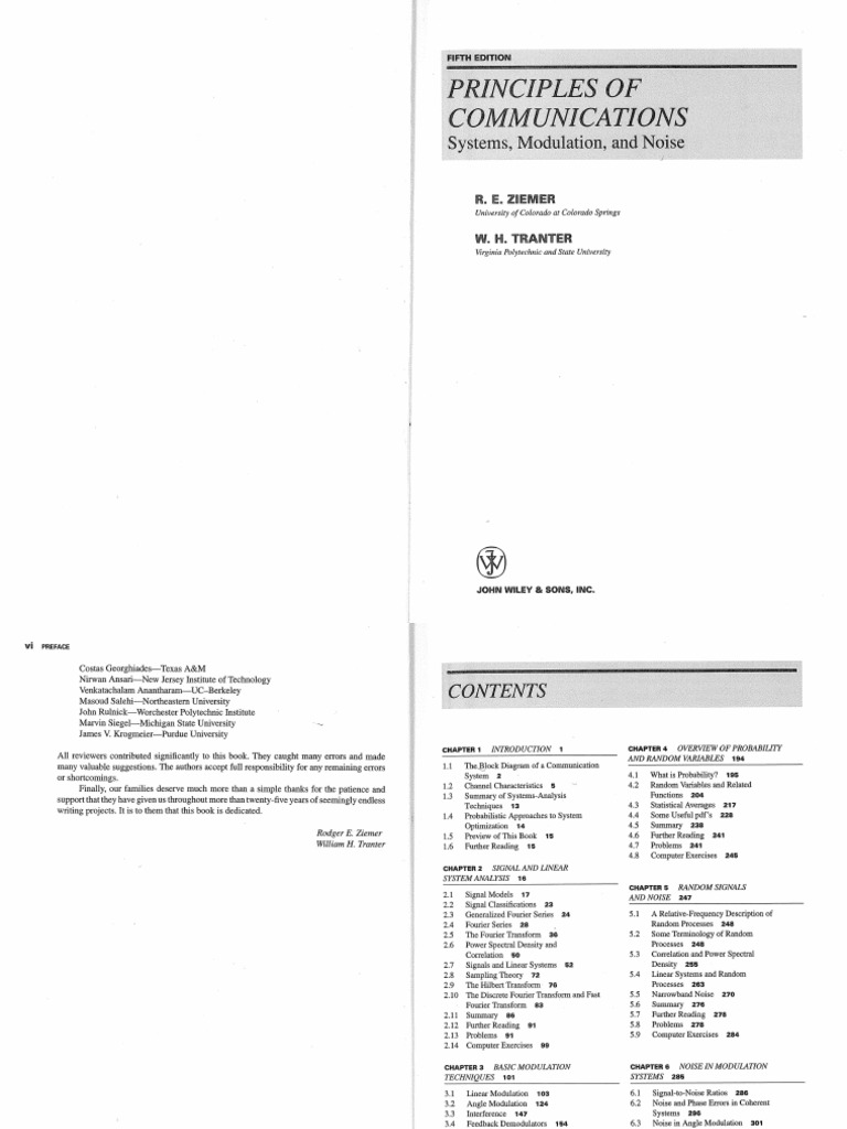 Vdocuments Mx Principles Of Communication 5ed R Copy E Ziemer William H Tranter Pdf