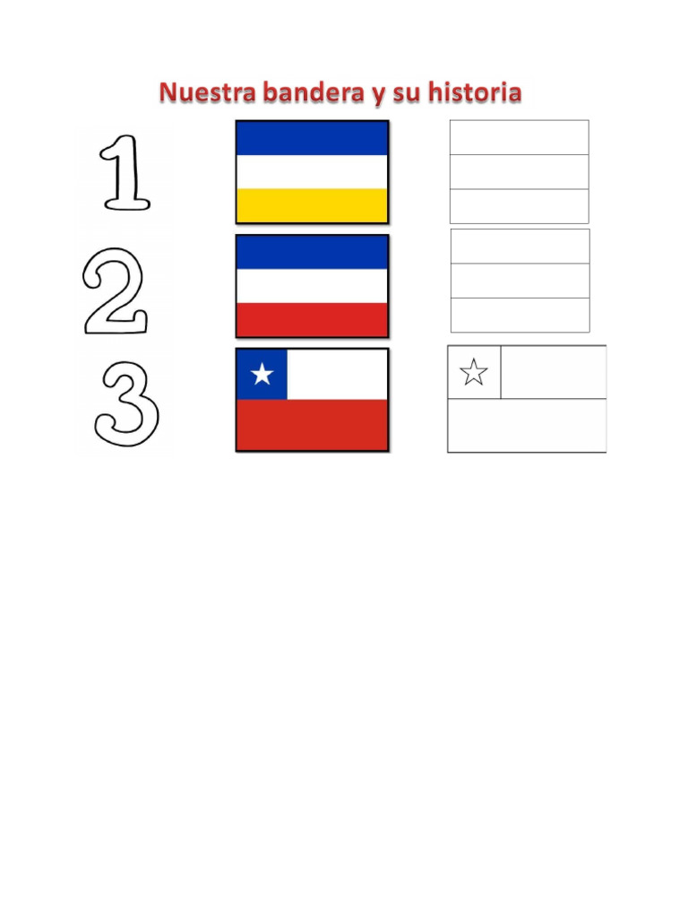 Copiar Modelo Banderas Chilenas Con Numeros | PDF