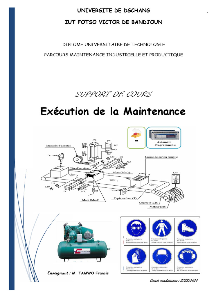 Execution de Maintenance | PDF
