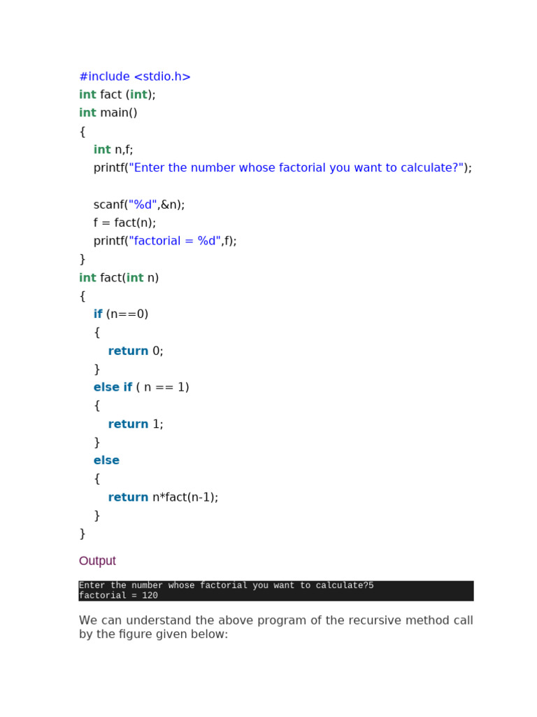 RECURSION | PDF RECURSION | PDF