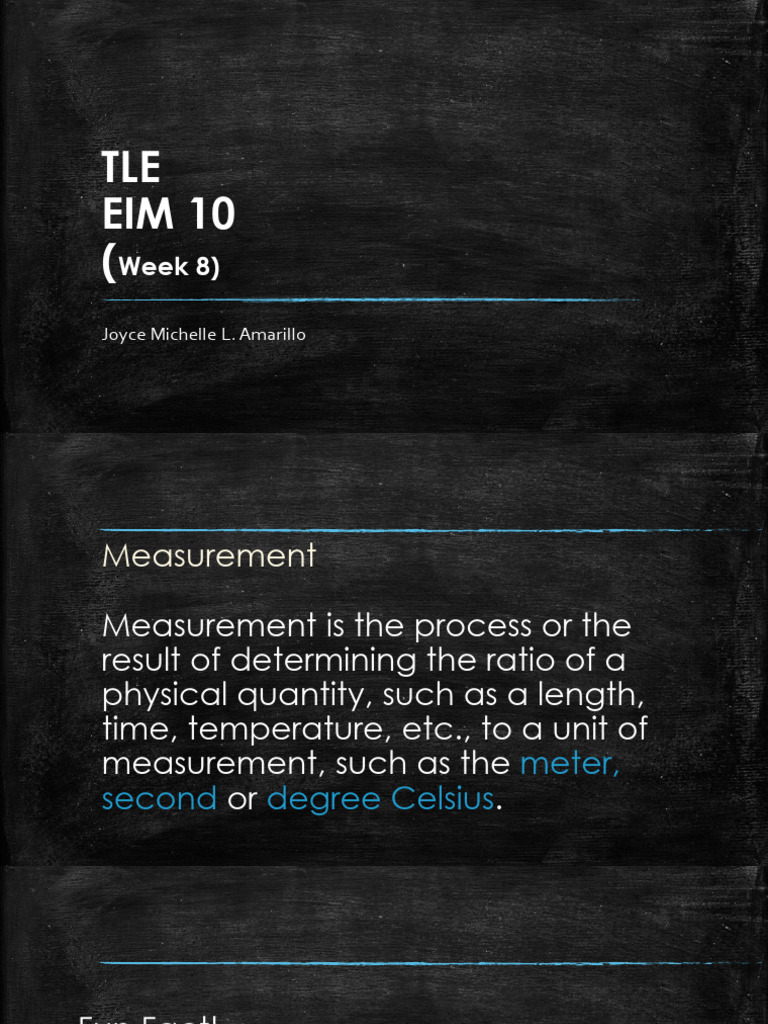 EIM Q1W5 - Measuring Tools and Instruments - Handouts | PDF