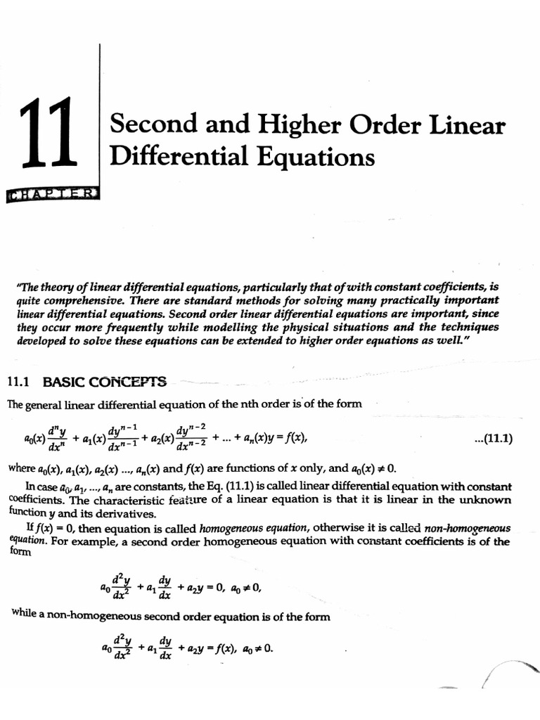 HC Taneja PDF - Differential Equations | PDF