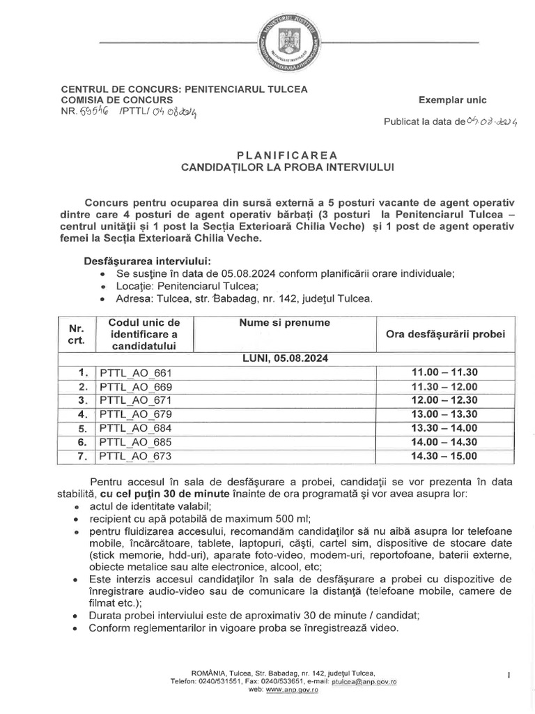 Planificare-interviu | PDF