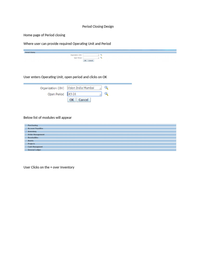 Period Closing Design1 | PDF