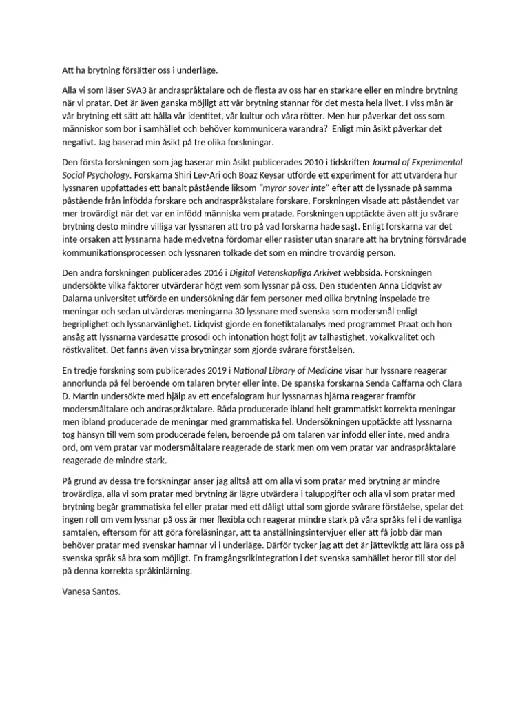 Att Ha Brytning Försätter Oss I Underläge | PDF