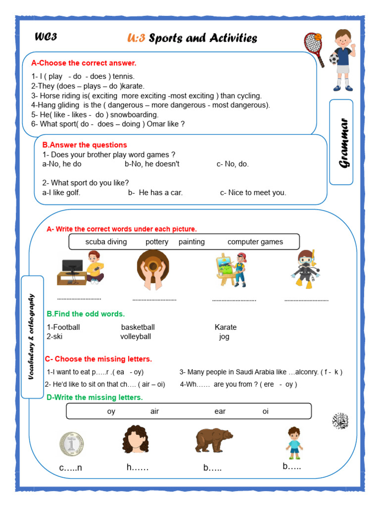 Revision WC3 U3 ET Asma | PDF