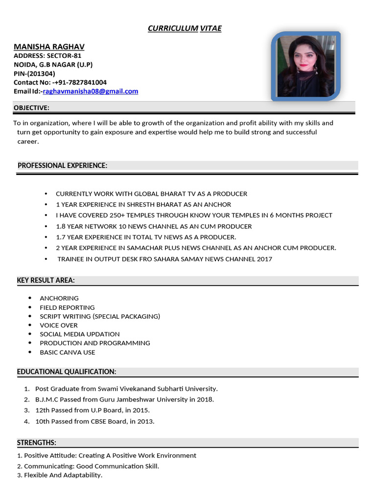 Manisha Updated Resume | PDF