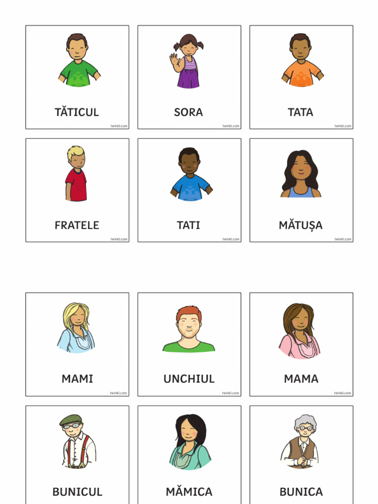 Cartonase Cu Imagini Si Cuvinte | PDF