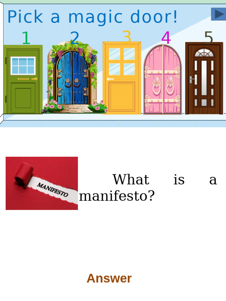 Pick A Door Game | PDF