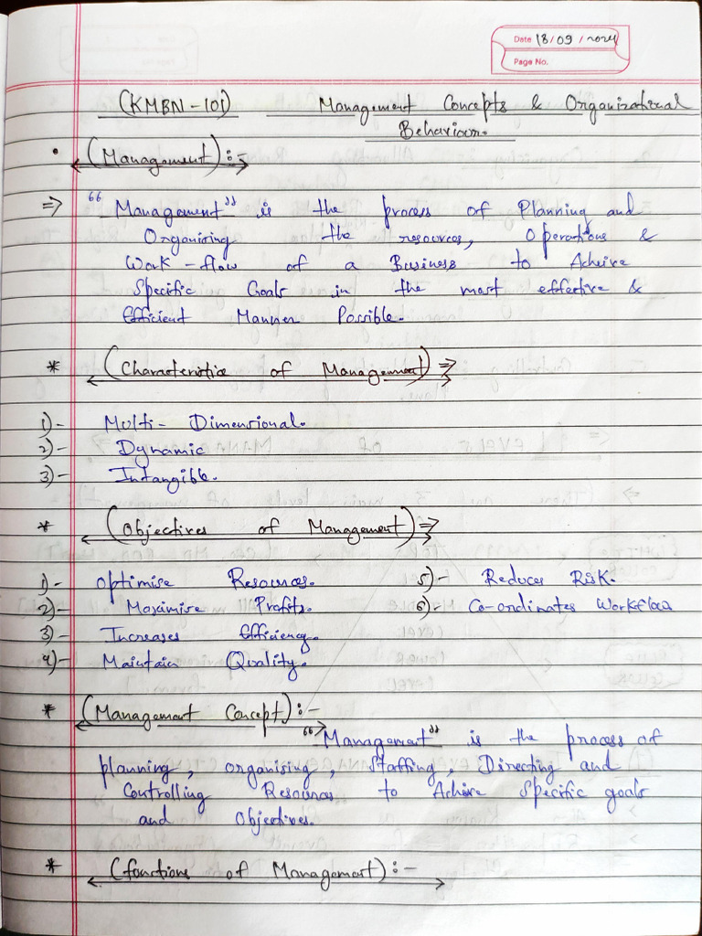 Management Concept | PDF