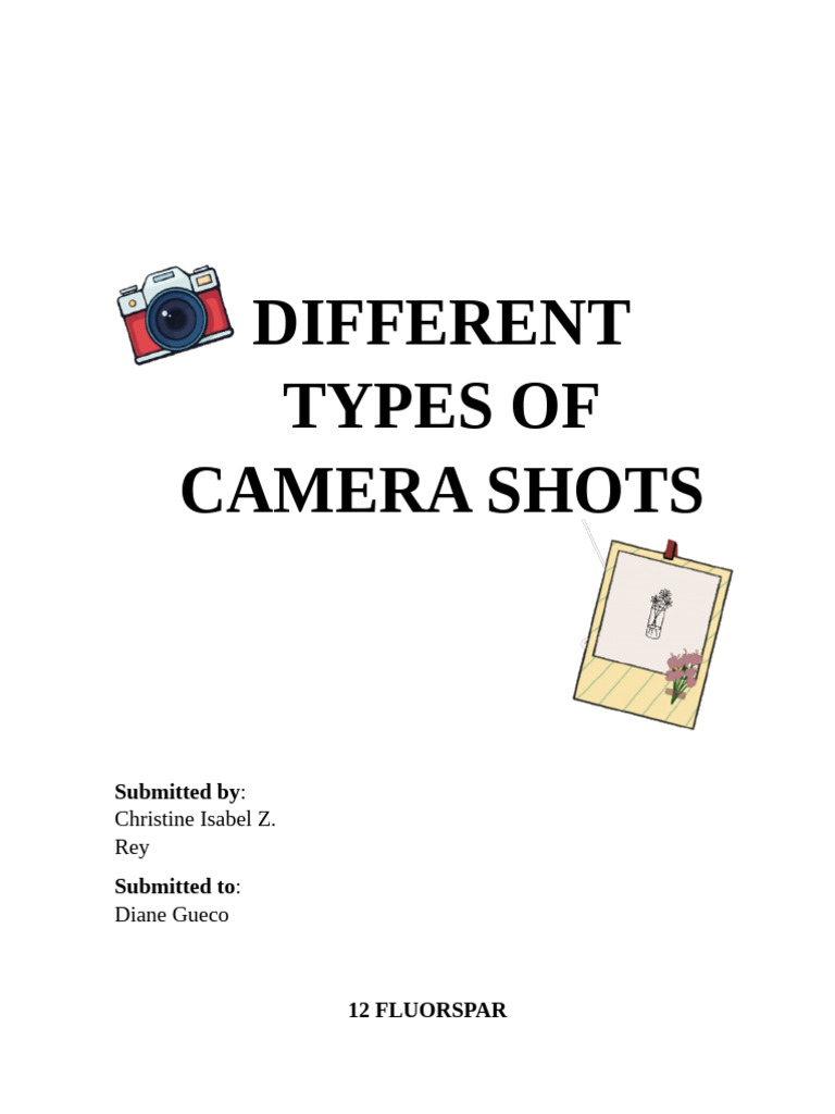 Different Types of Camera Shots | PDF