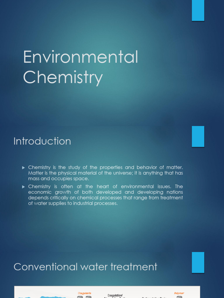 Understanding Environmental Chemistry | PDF | Water | Chemistry