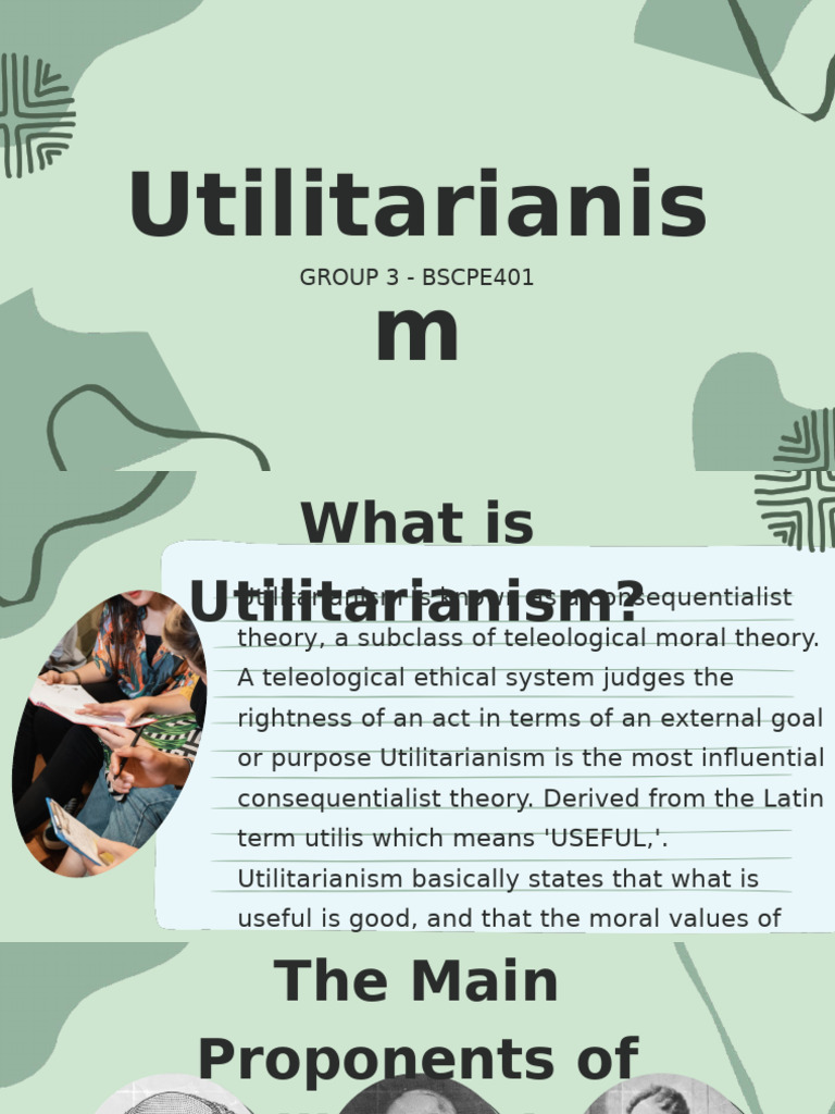 Utilitarianism | PDF