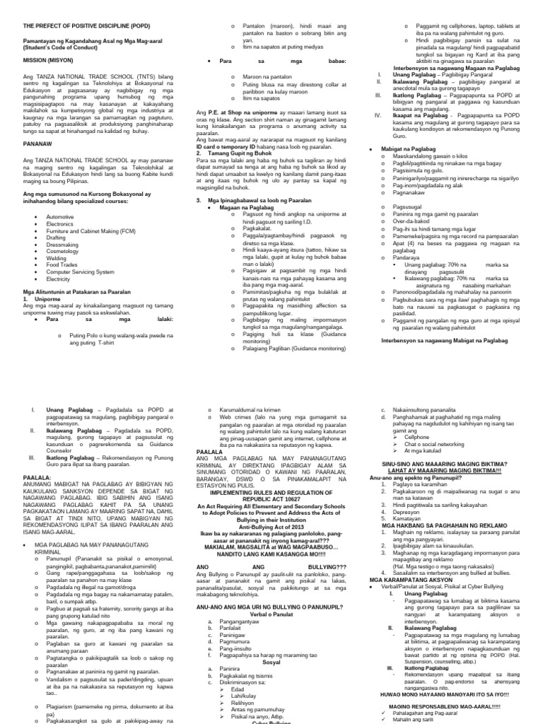 The Prefect of Positive Discipline 1 | PDF