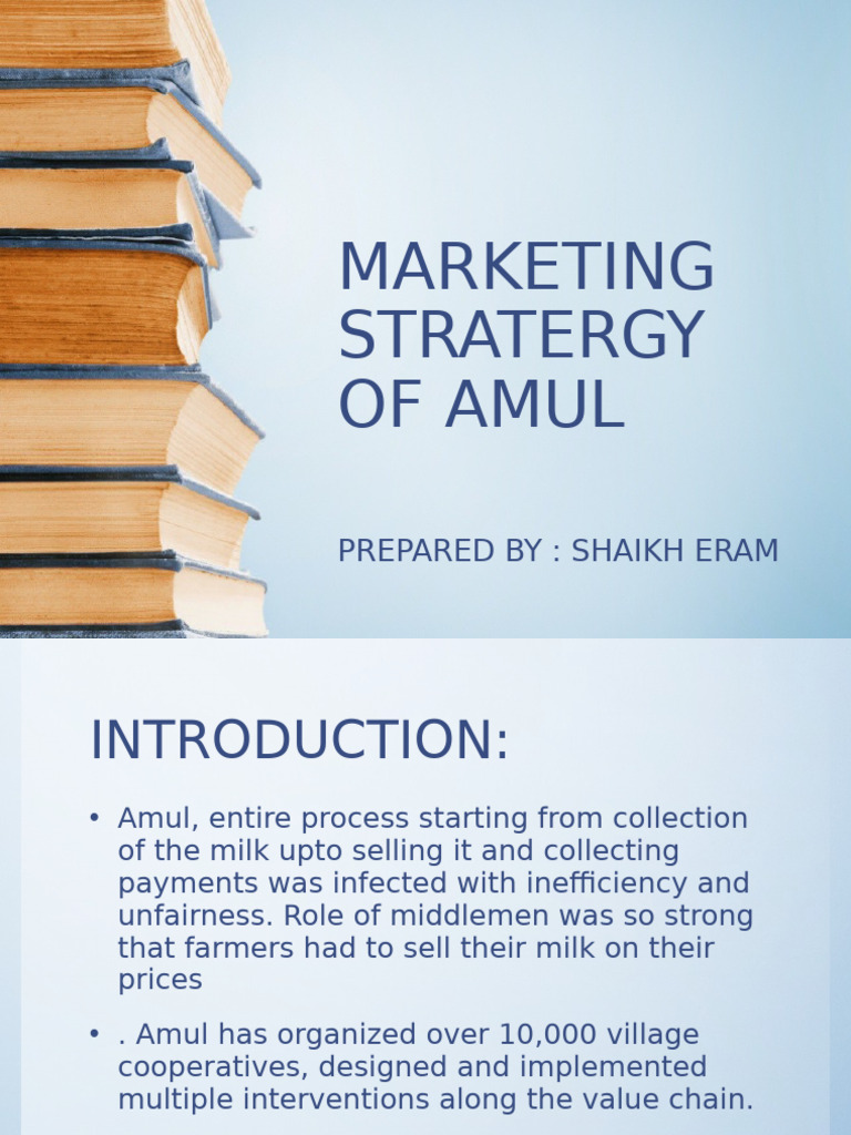 Amul Marketing Strategy Analysis | PDF | Milk | Survey Methodology
