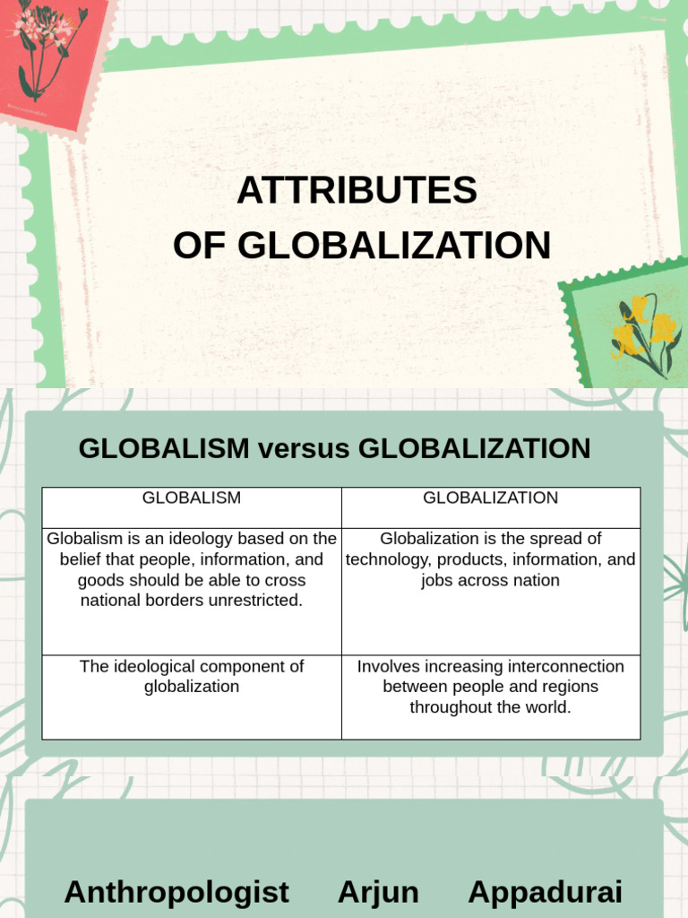 Understanding Globalization's Dimensions | PDF