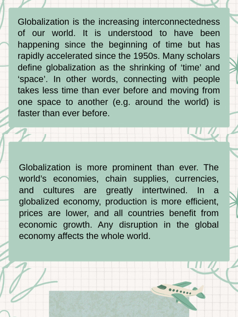 Lesson4-Types of Globalization | PDF | Globalization | Economic ...